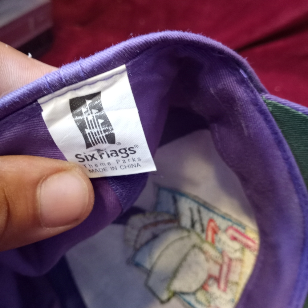 Vintage Six Flags Marvin The Marcian Hat - Gem